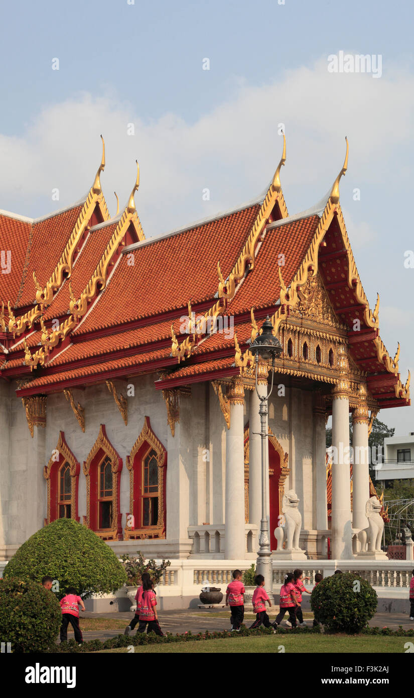 Thailand, Bangkok, Marble Temple, Wat Benchamabophit Stock Photo - Alamy