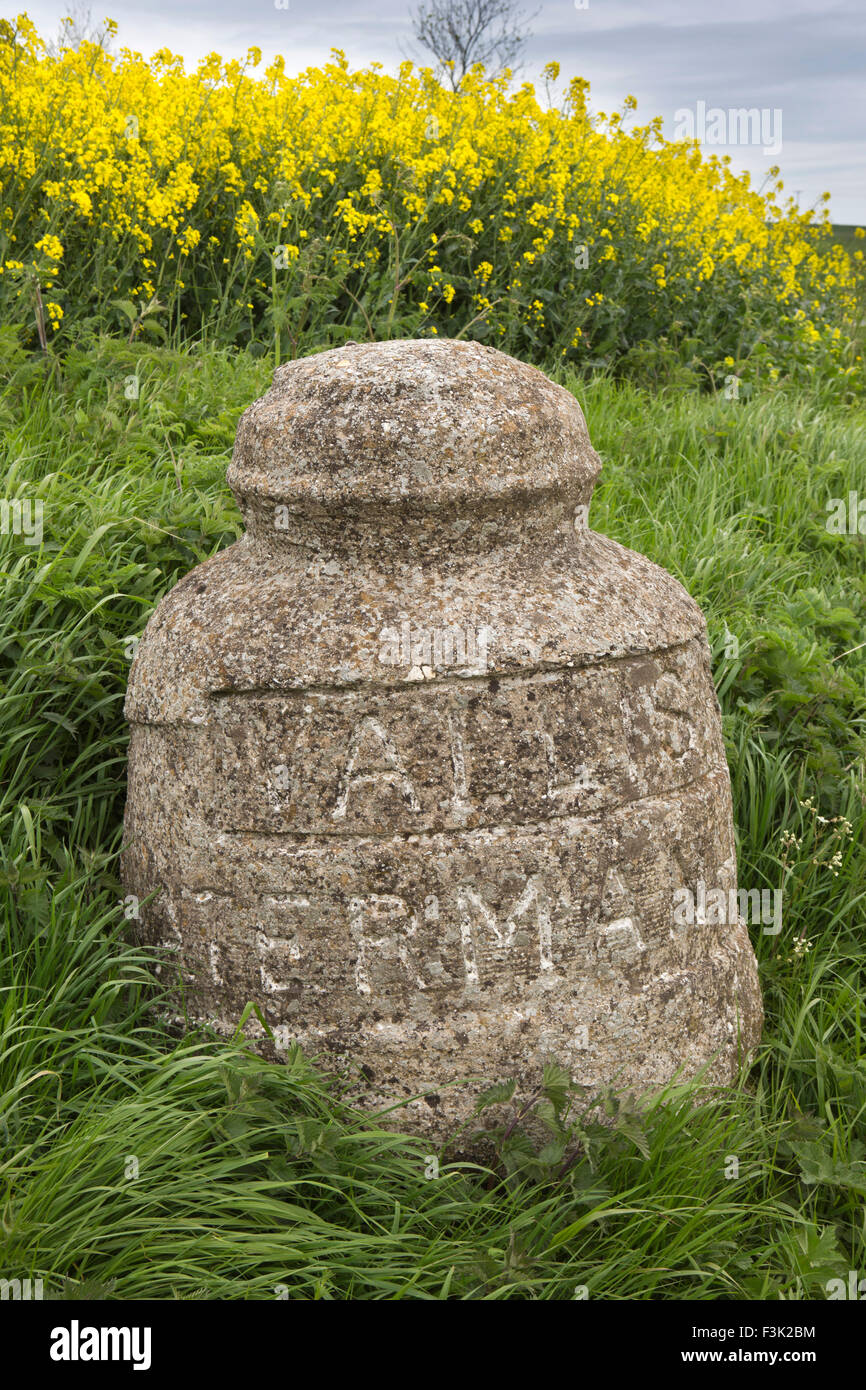 UK, England, Yorkshire East Riding, Huggate, Waterman Hole, unique ...