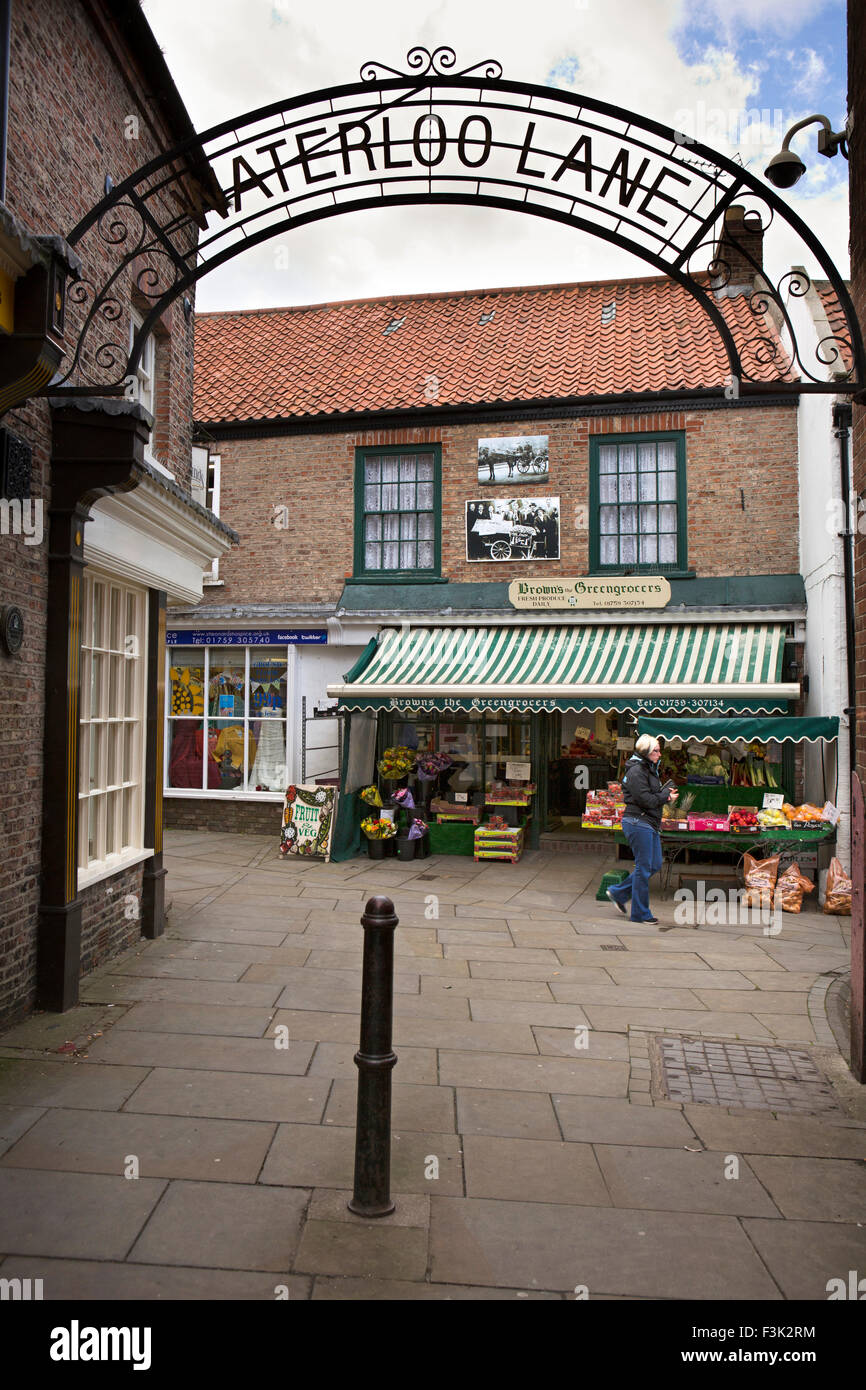 UK, England, Yorkshire East Riding, Pocklington, Waterloo Lane ...