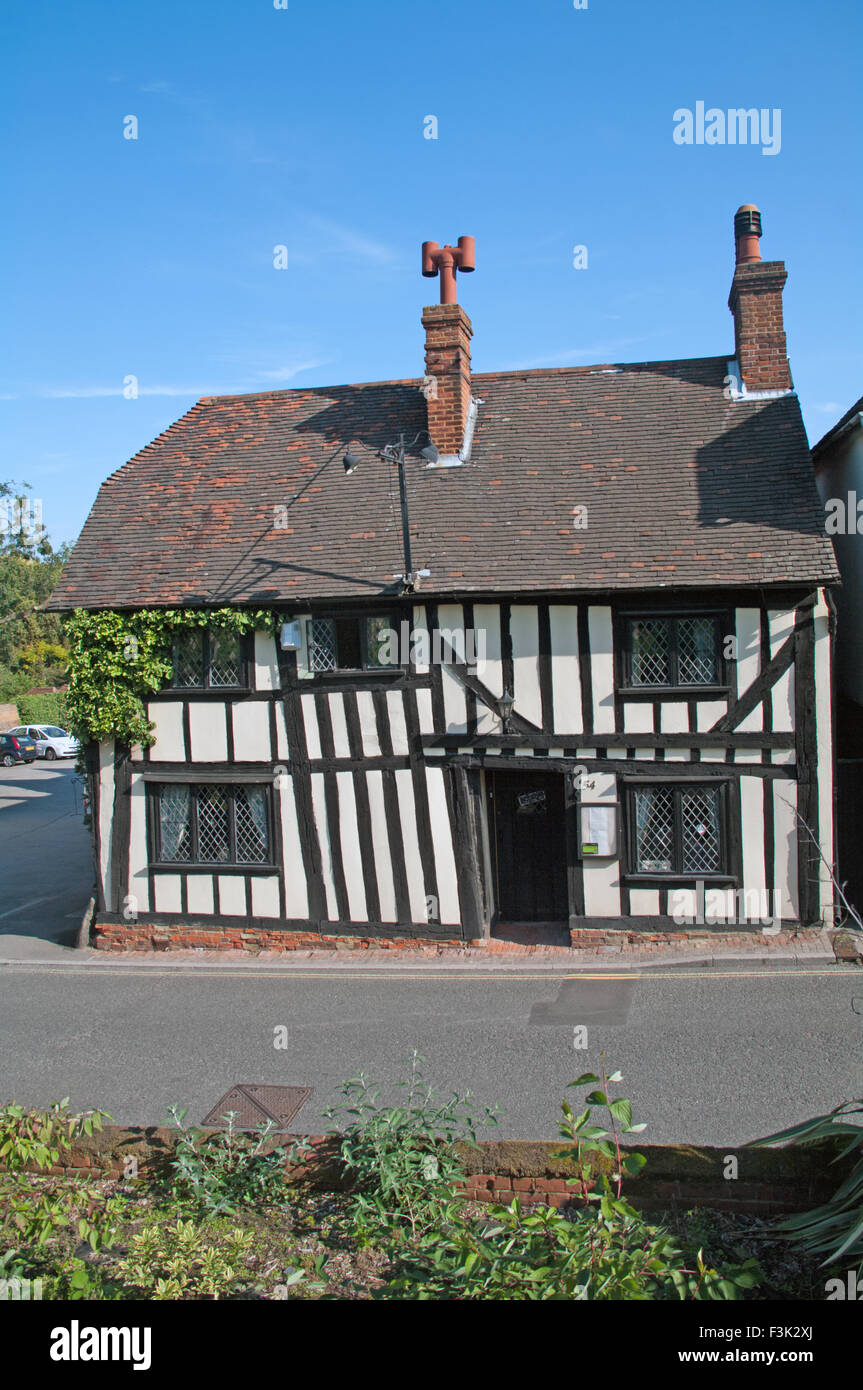 Cobham, Kent, The Leather Bottle Pub Stock Photo - Alamy