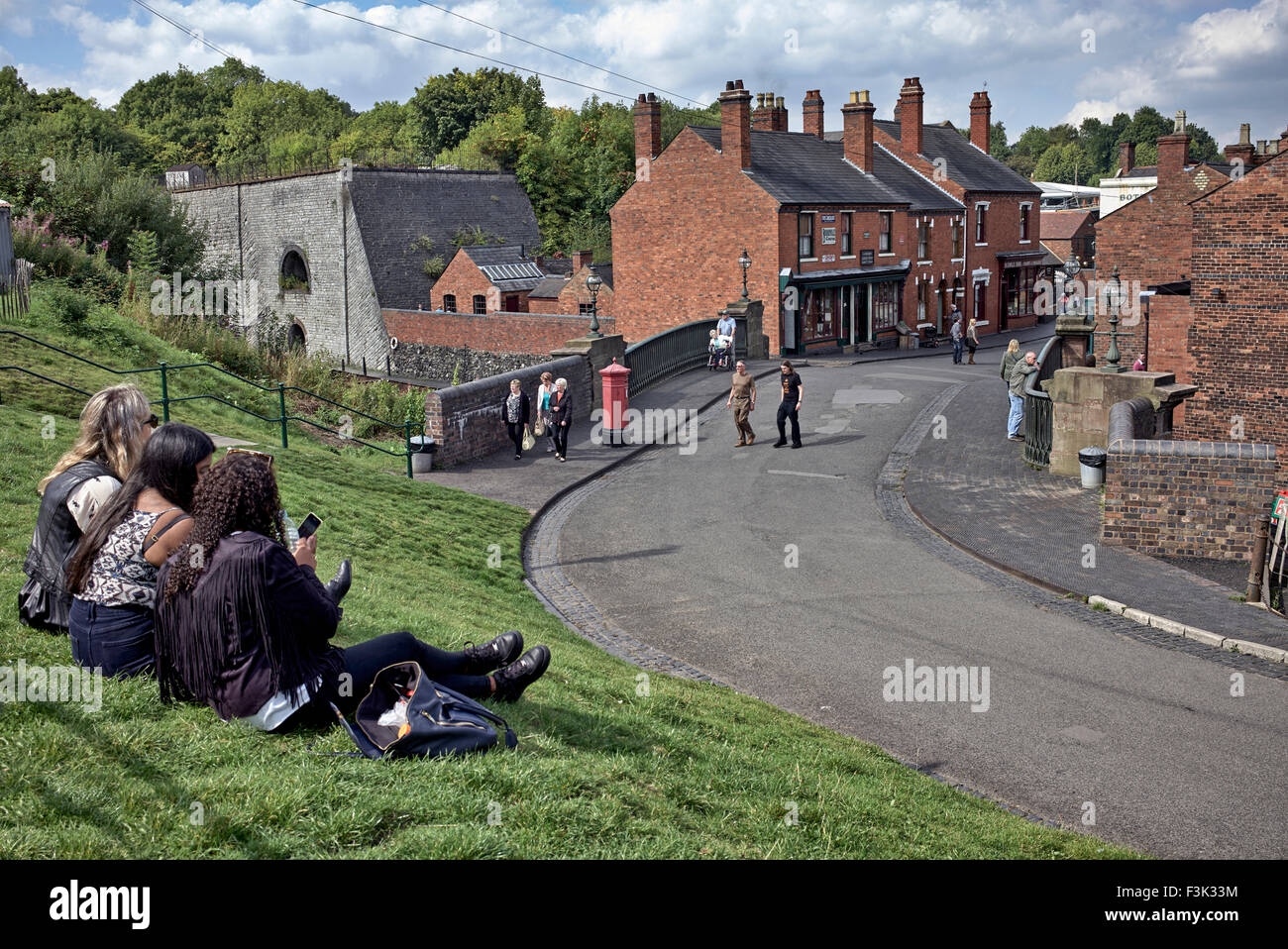Black Country Living Museum Overview Of The Main Street At The Black