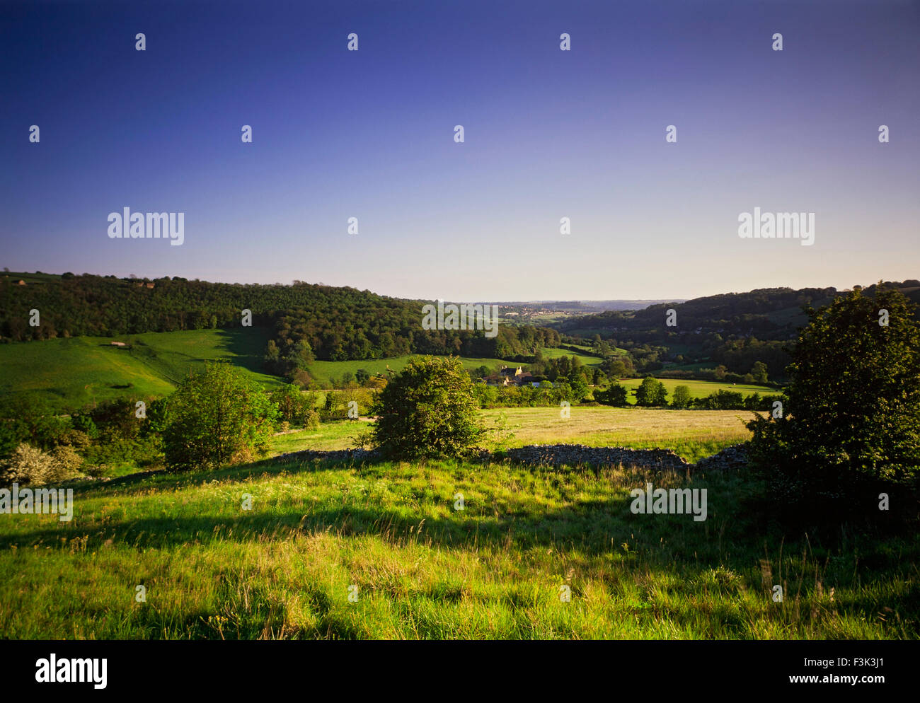 Slad Valley, Gloucestershire as immortalized by Laurie Lee Stock Photo ...