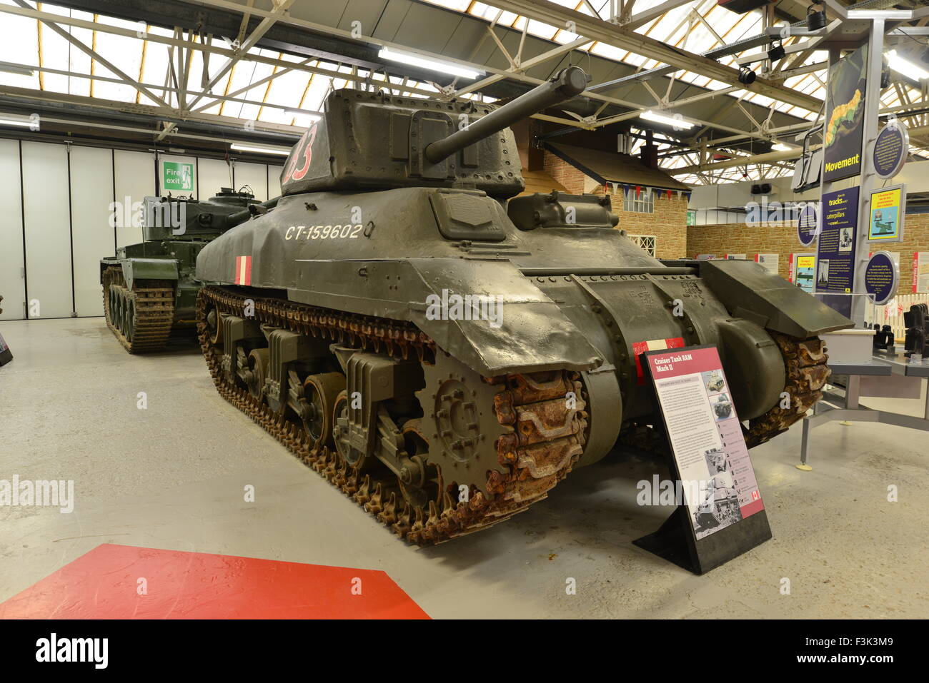 A tank at the Bovington Tank Museum in Bovington Stock Photo - Alamy