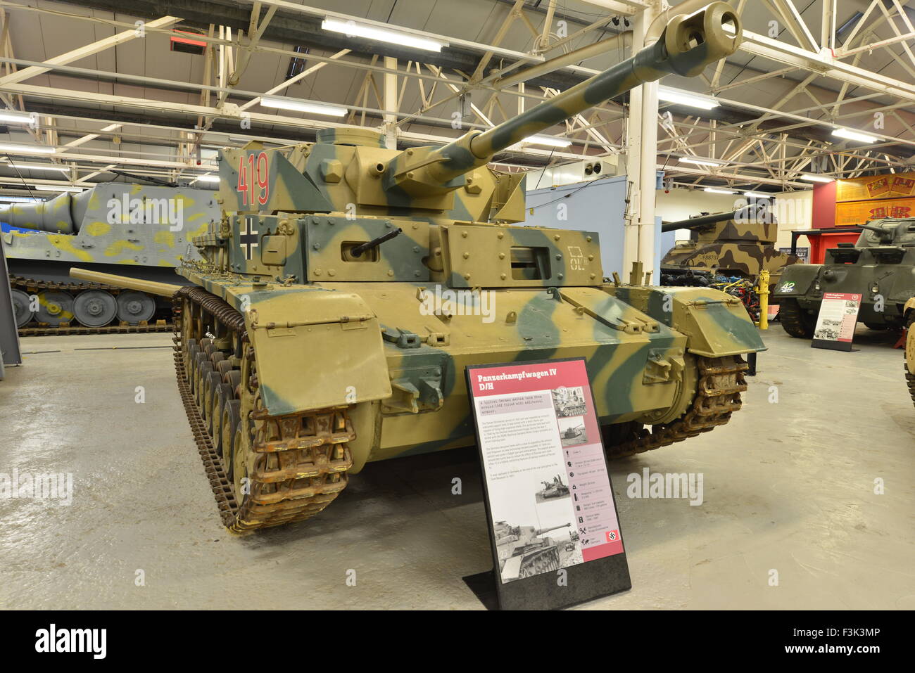A German tank at the Bovington Tank Museum in Bovington Stock Photo - Alamy