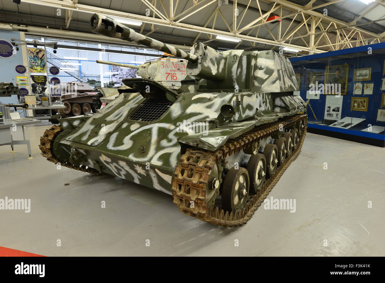 A tank at the Bovington Tank Museum in Bovington Stock Photo - Alamy