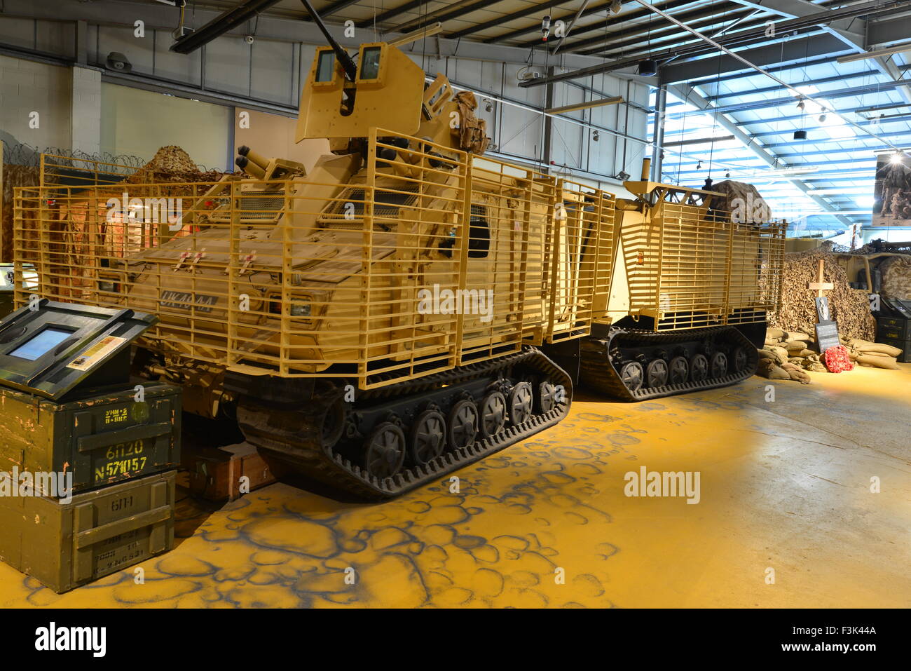 Afghanistan mock up at the tank museum at Bovington Stock Photo - Alamy