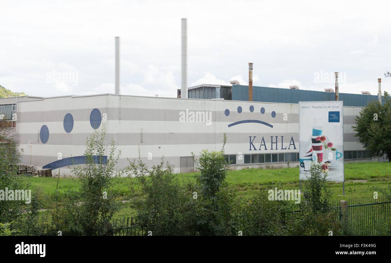 Kahla, Germany. 23rd Sep, 2015. The plant of porcelain manufacturer ...