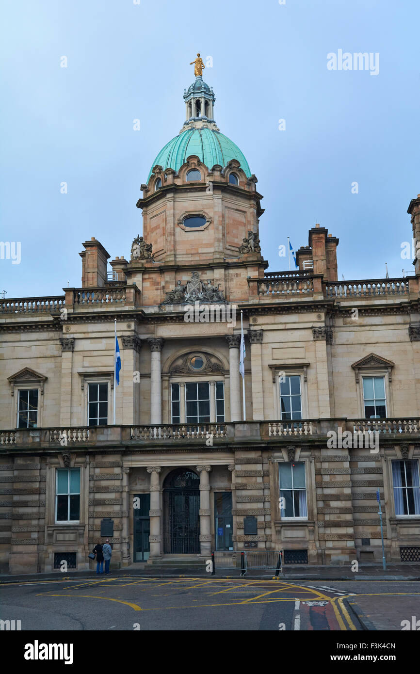 Bank of Scotland Building - Bank Street, Edinburgh, Scotland, UK Stock ...