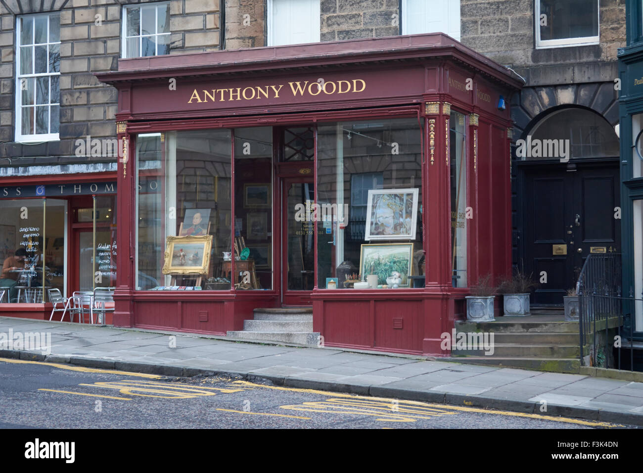 Anthony Woodd Gallery - Dundas Street, Edinburgh, Scotland, UK Stock ...