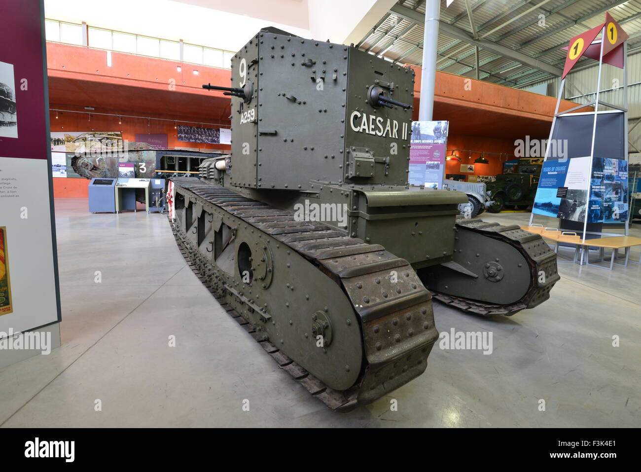 A tank at the Bovington Tank Museum in Bovington Stock Photo - Alamy
