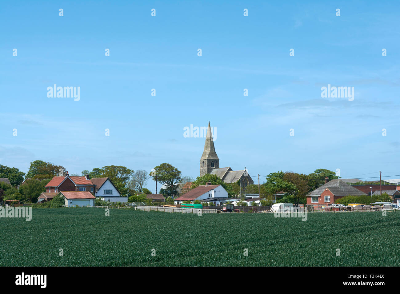 Mappleton Church - Yorkshire Coast, England, UK Stock Photo - Alamy