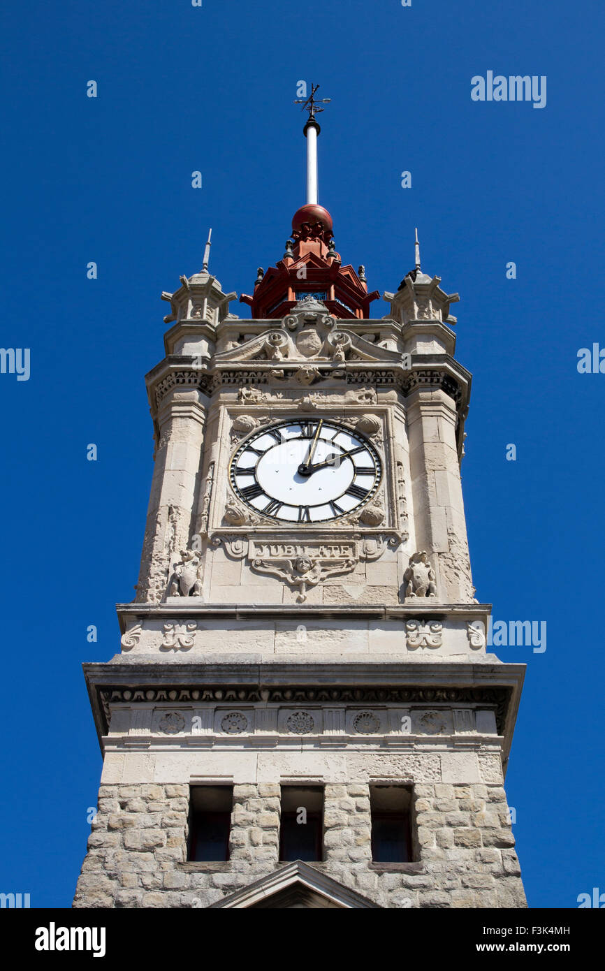 MARGATE, UK - AUG 8, 2015. The clock tower officially opened 24 May ...