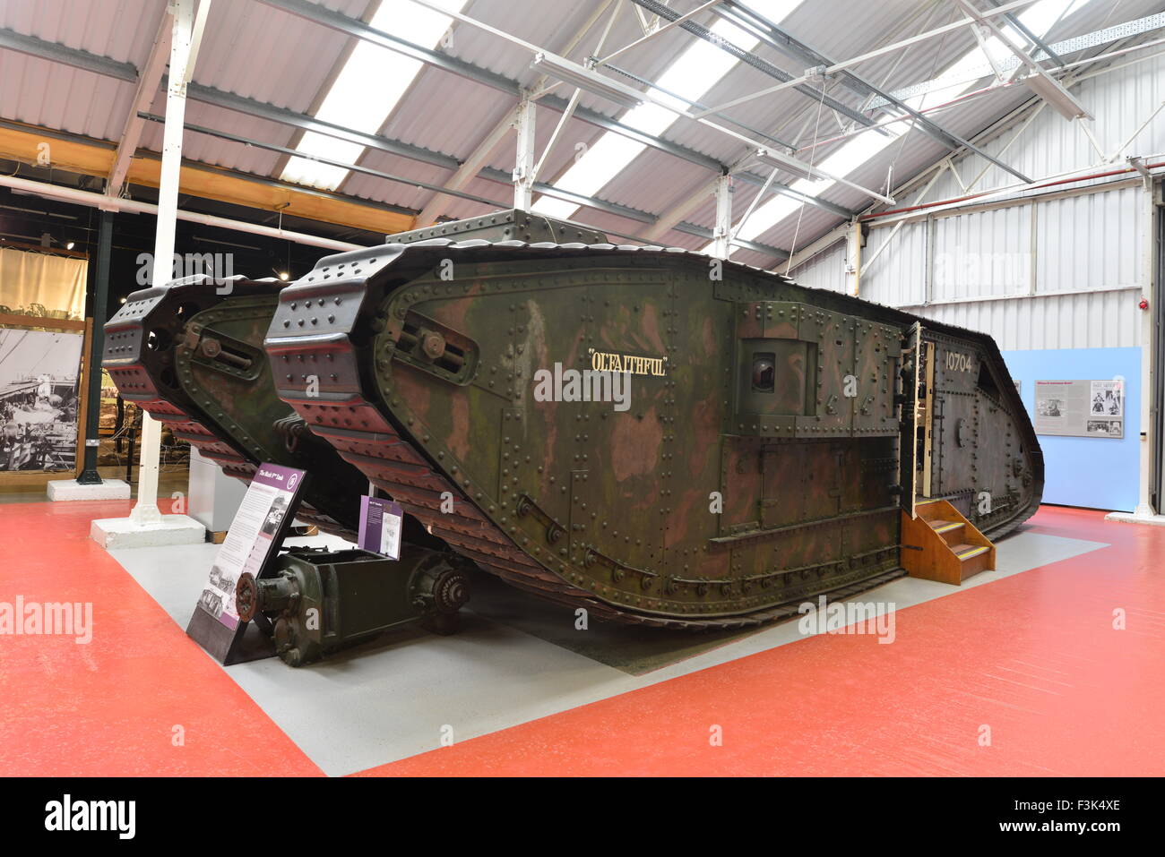 A tank at the Bovington Tank Museum in Bovington Stock Photo - Alamy