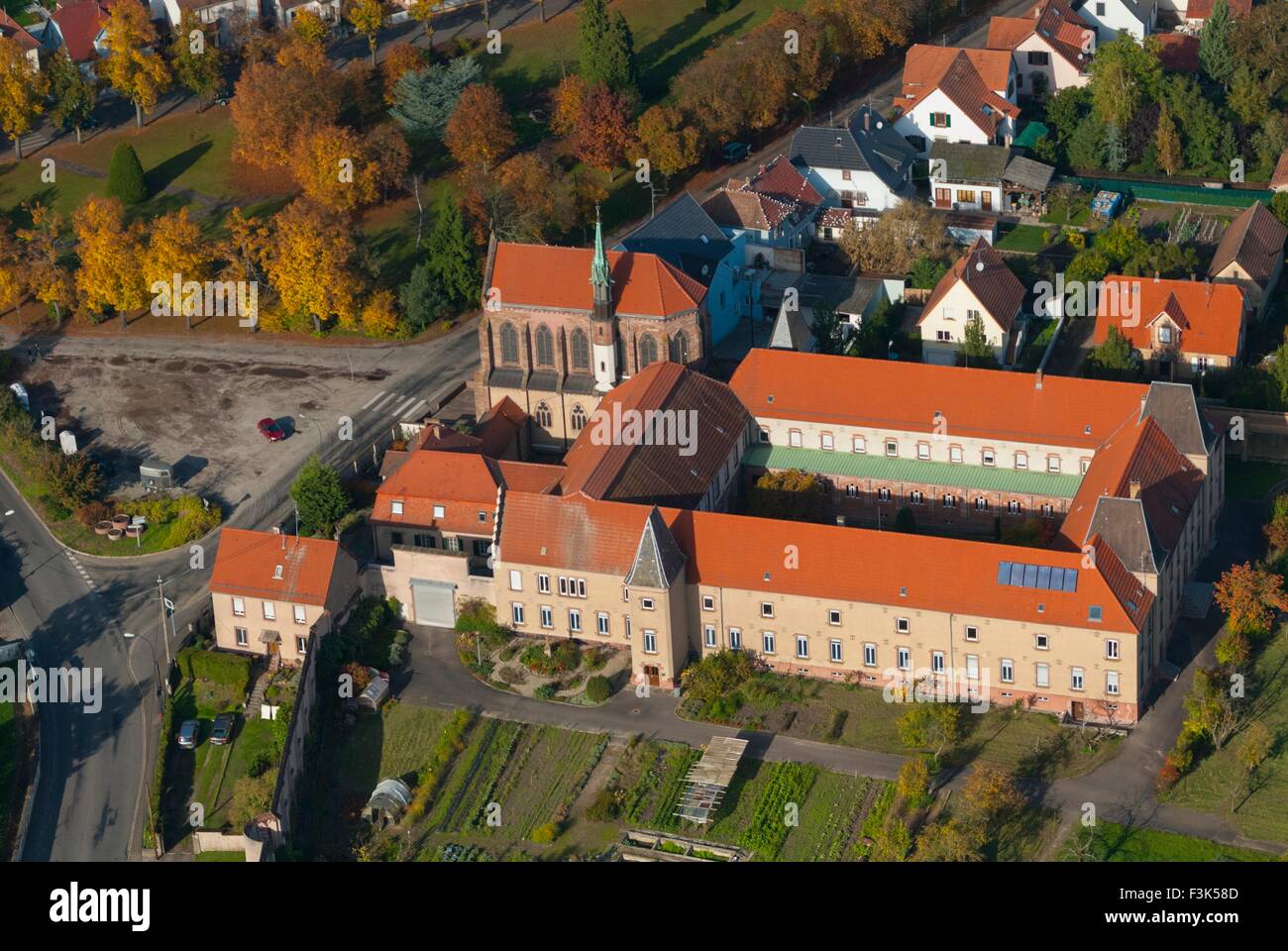 France, Bas Rhin (67), Haguenau town, Marienthal, Monastery Carmel du ...