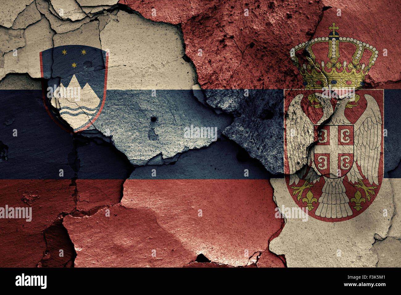Serbia slovenia flag hi-res stock photography and images - Alamy