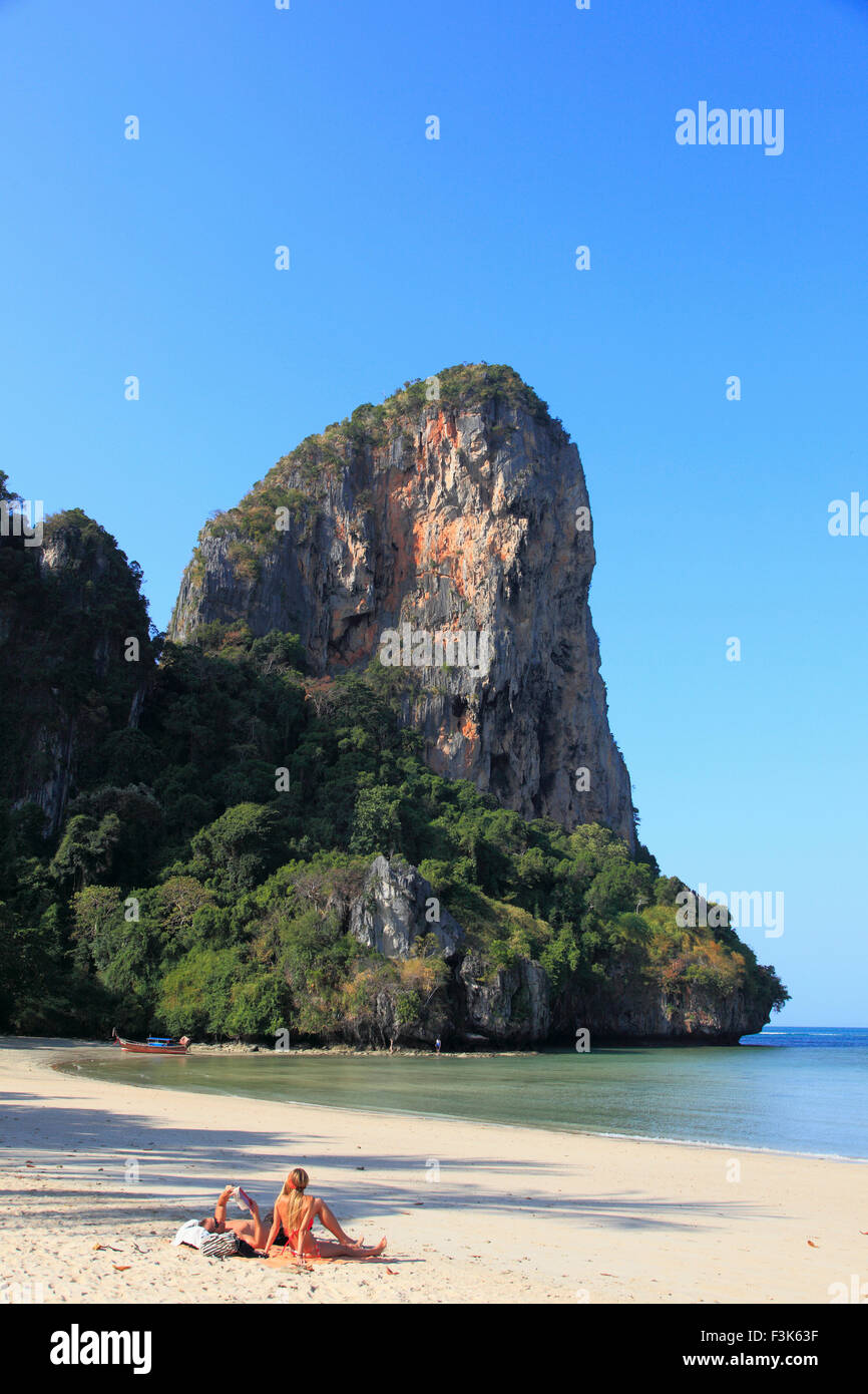 Thailand, Krabi, Railay, beach Stock Photo - Alamy