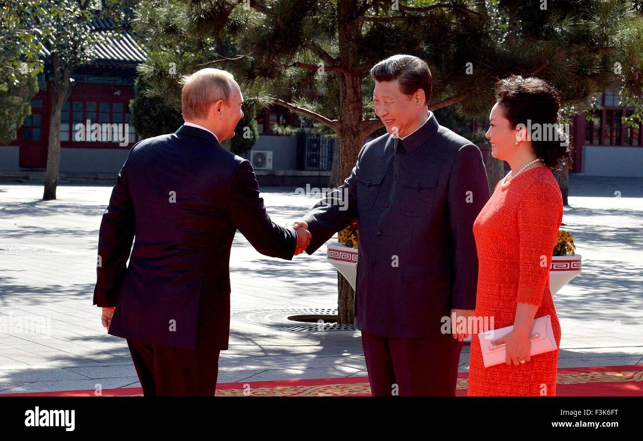 Xi jinping putin chinese parade hi-res stock photography and images - Alamy
