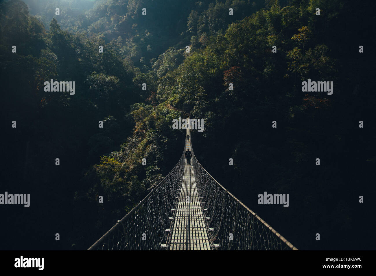 Nepal bridge hi-res stock photography and images - Alamy