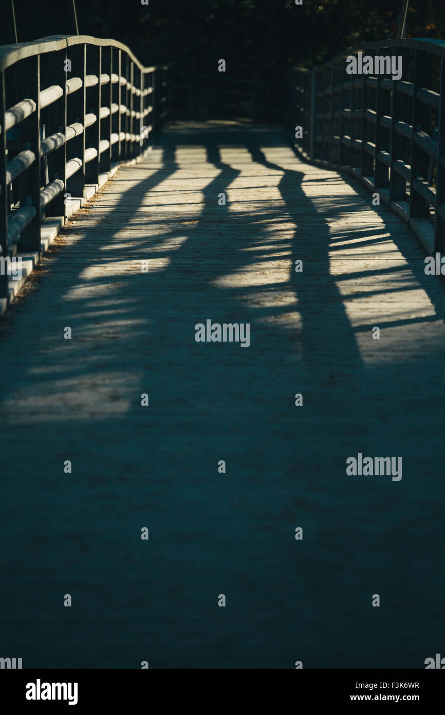 Wooden trekking bridge in Koitelinkoski, Kiiminki Stock Photo - Alamy