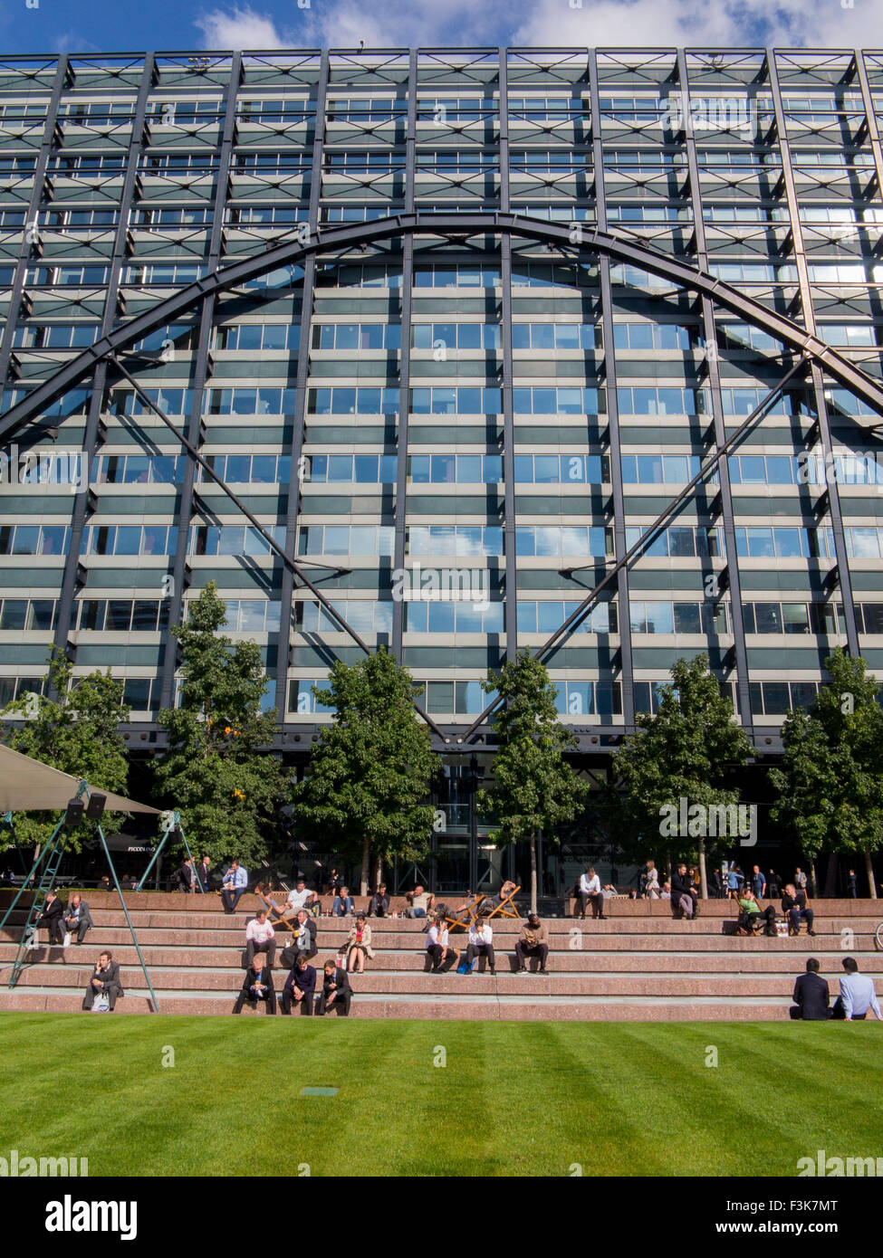 Exchange Square in the City of London's square mile Stock Photo - Alamy