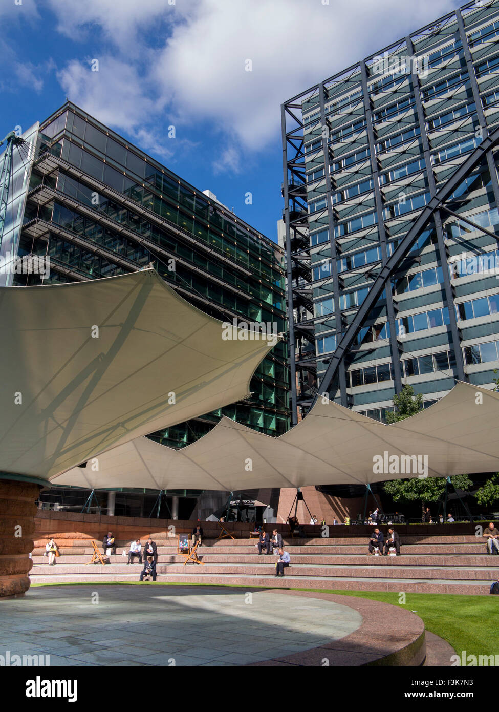 Exchange Square in the City of London's square mile Stock Photo - Alamy