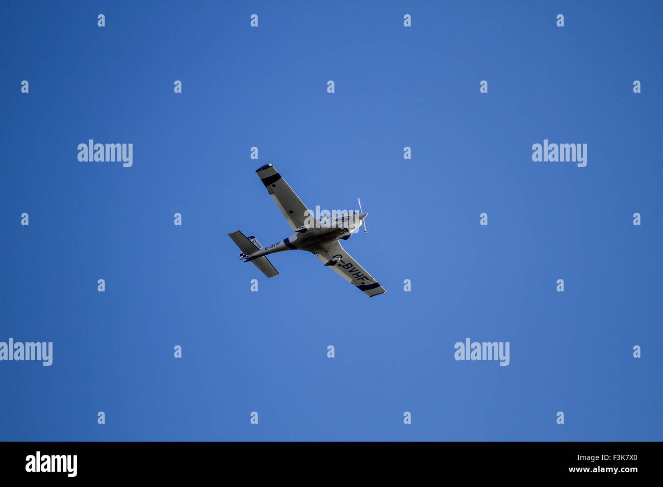 Tayside Aviation G-BVHF Grob Heron aircraft with the new stylised ...