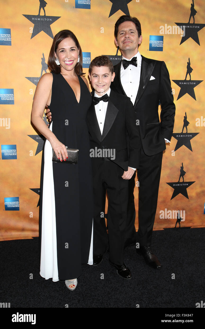 Opening night of the Broadway musical 'Hamilton' held at the Richard ...