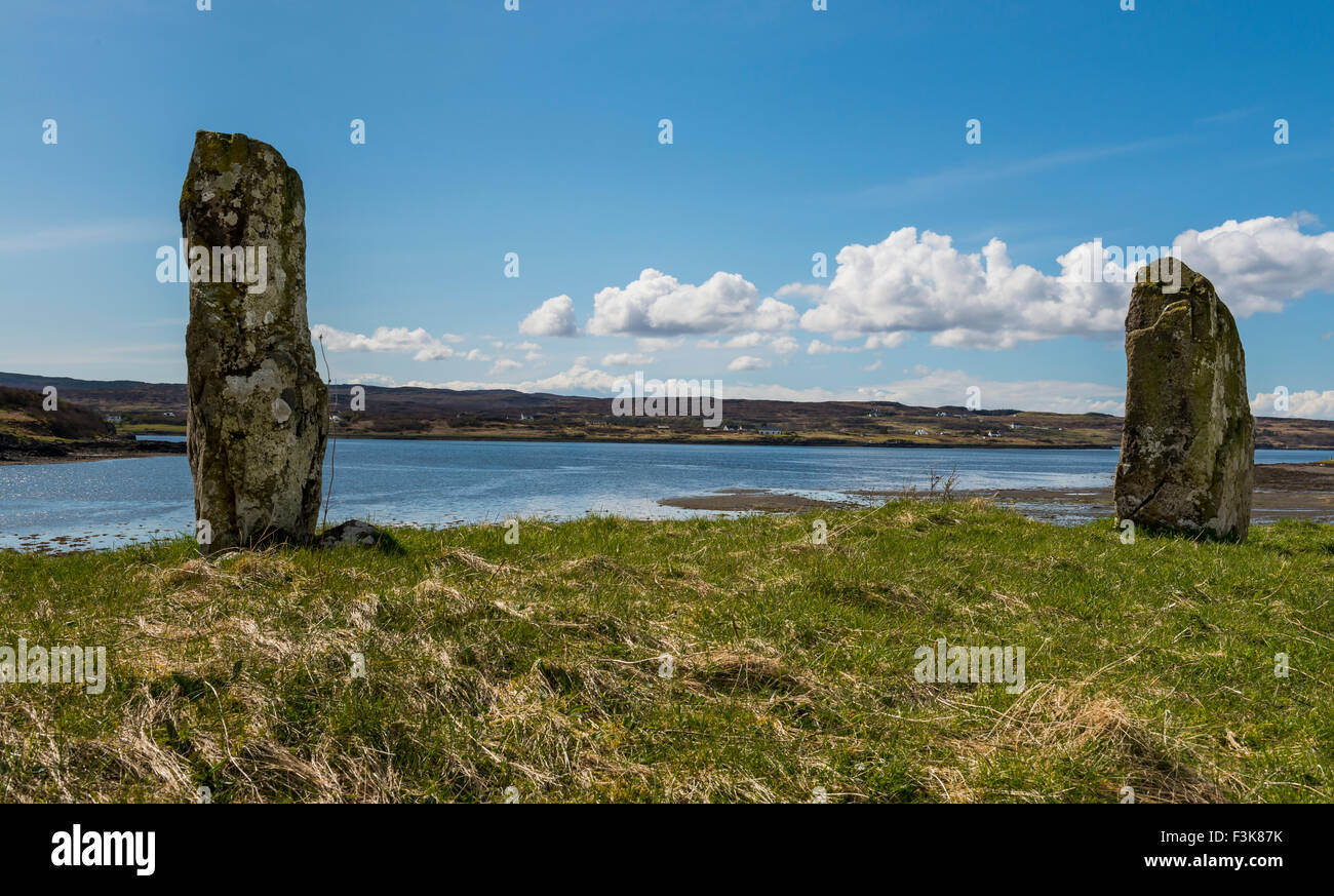 Loch eyre standing stones hi-res stock photography and images - Alamy