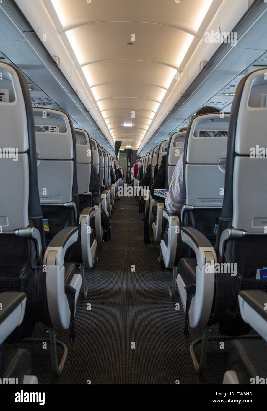 British airways plane interior hi-res stock photography and images - Alamy