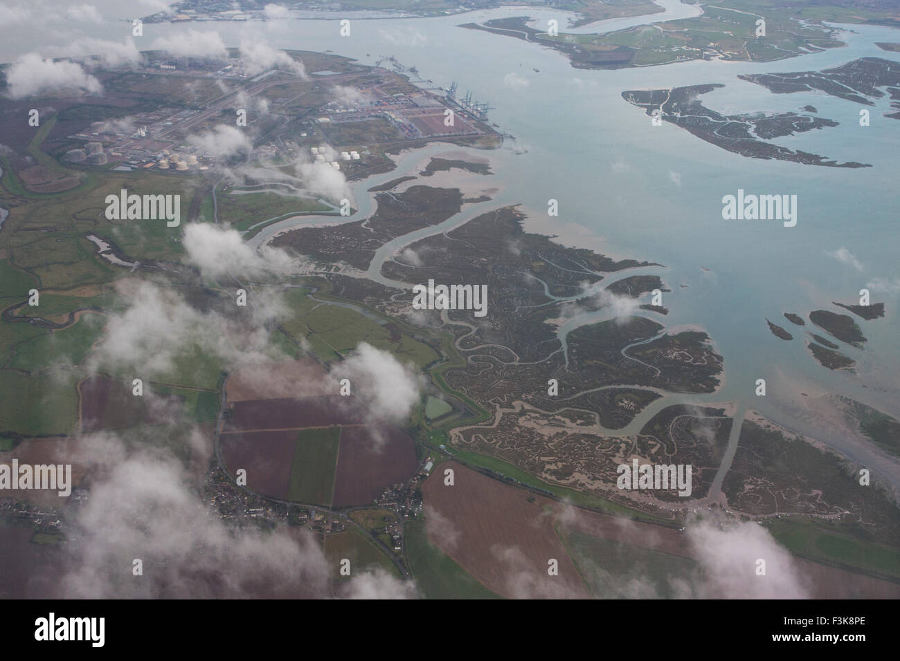 Thames estuary aerial hi-res stock photography and images - Alamy