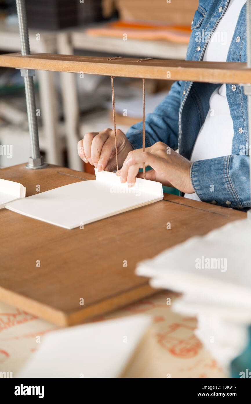 Book binding factory hi-res stock photography and images - Alamy
