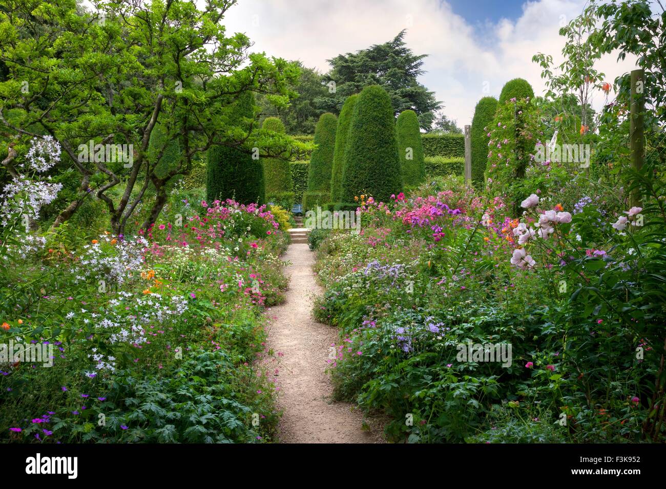 Cottage garden england flowers hi-res stock photography and images - Alamy