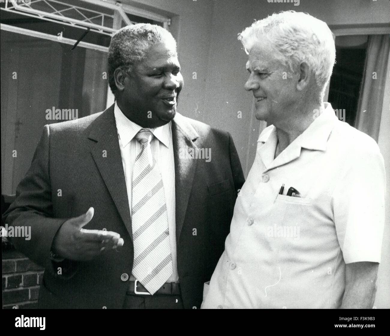 Feb. 24, 1978 - Exclusive- Bailed Garfield Todd meets Joshua N Komo ...