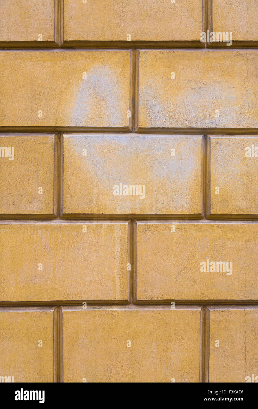 Light Yellow Blocks of Brick Background Stock Photo - Alamy