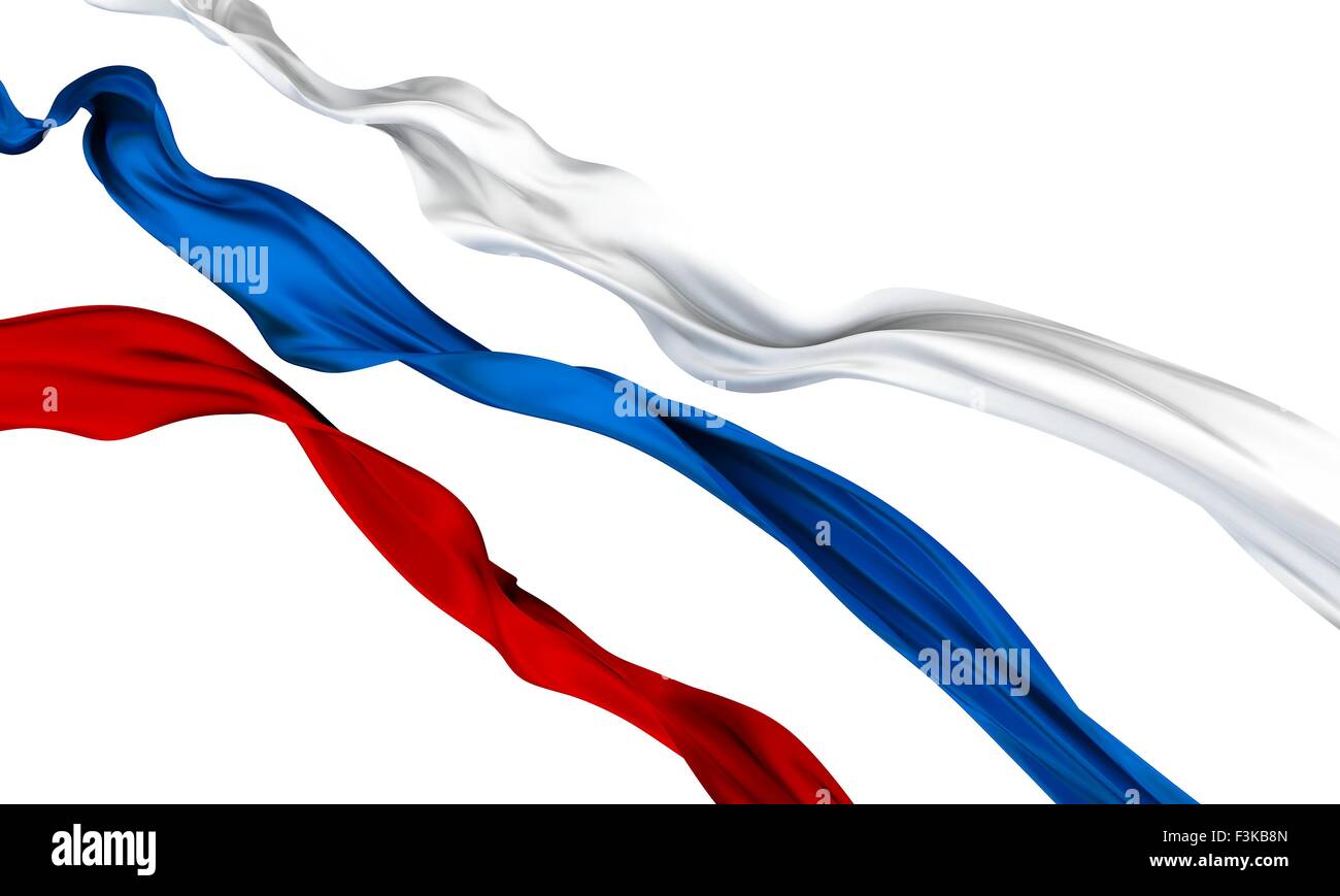 Color Cut Ribbons Waving - Isolated Stock Photo - Alamy