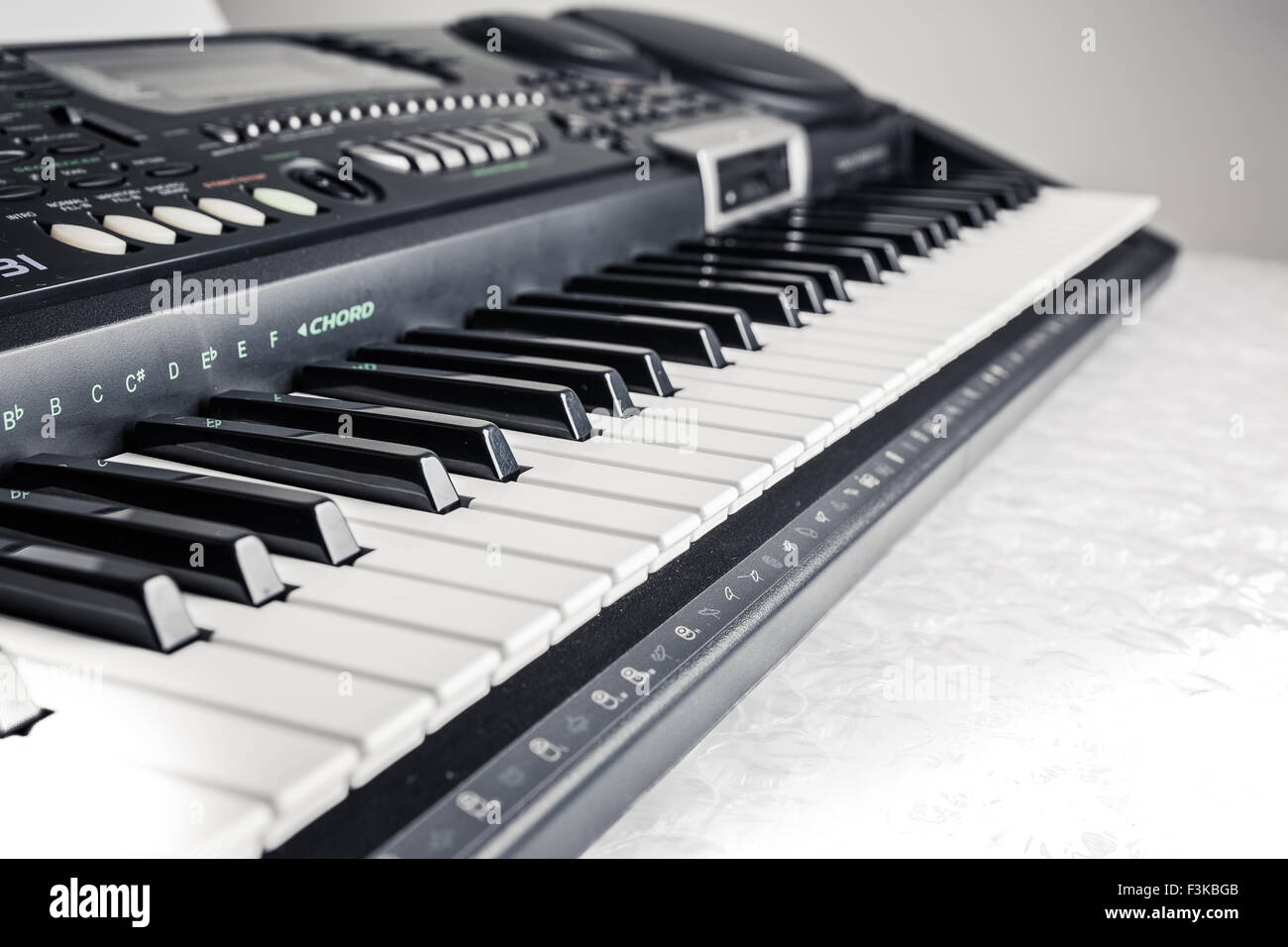 Modern Digital piano Stock Photo - Alamy