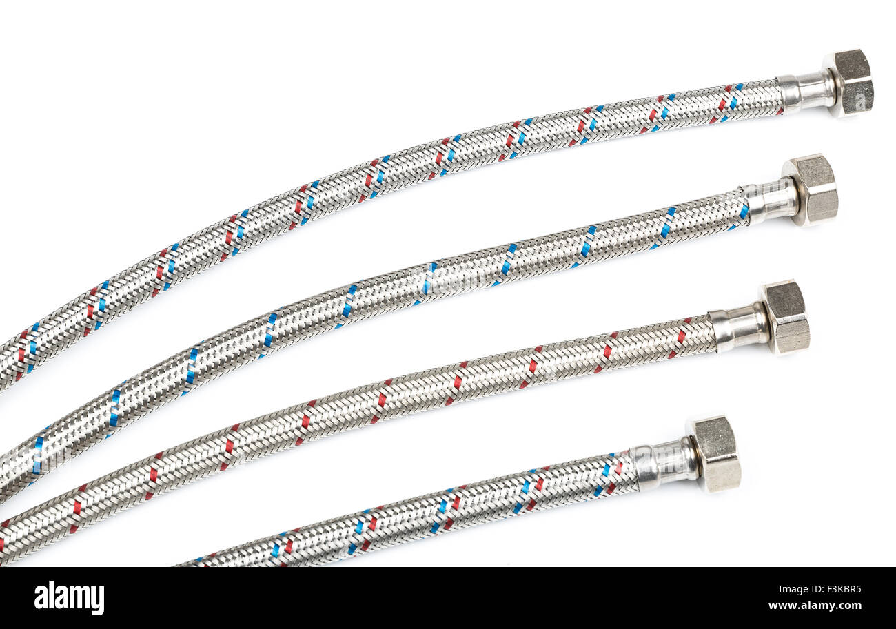 Water pipe flexible connection Stock Photo - Alamy