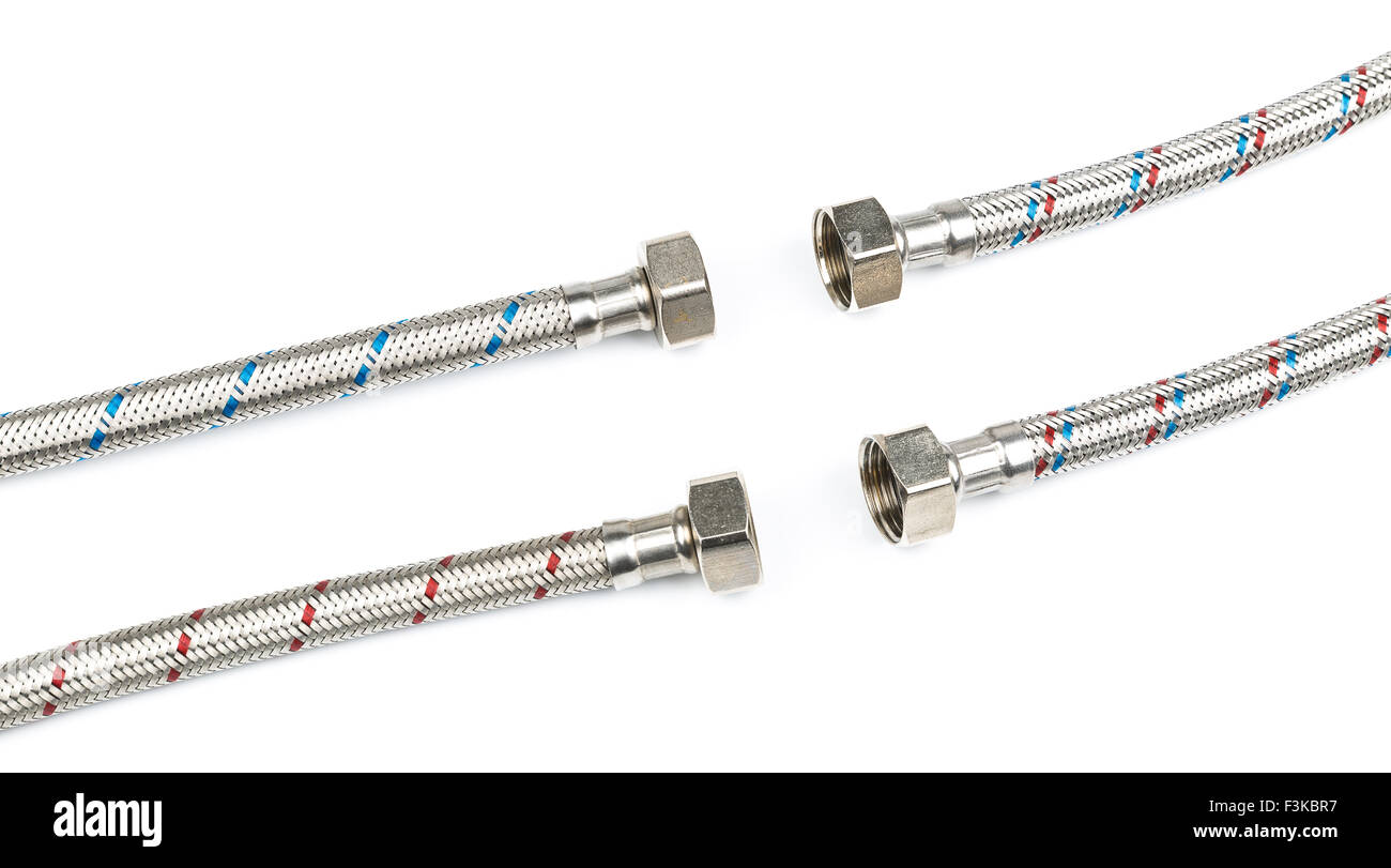 Water pipe flexible connection Stock Photo - Alamy