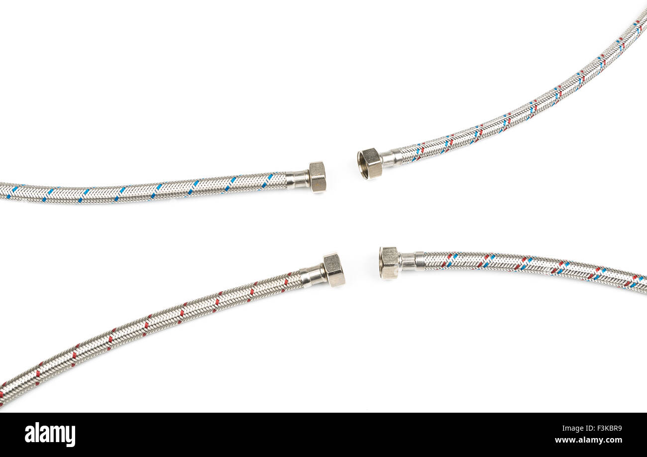 Water pipe flexible connection Stock Photo - Alamy