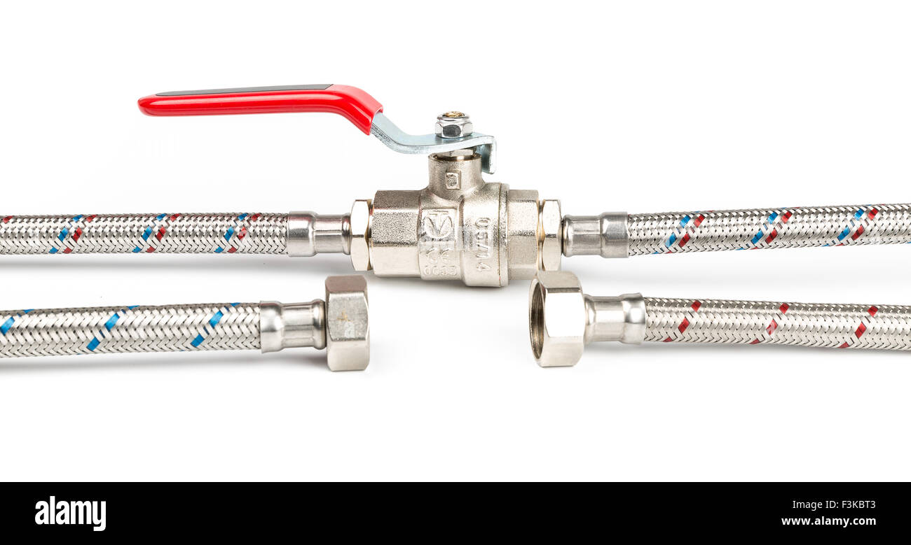 Water pipe flexible connection Stock Photo - Alamy