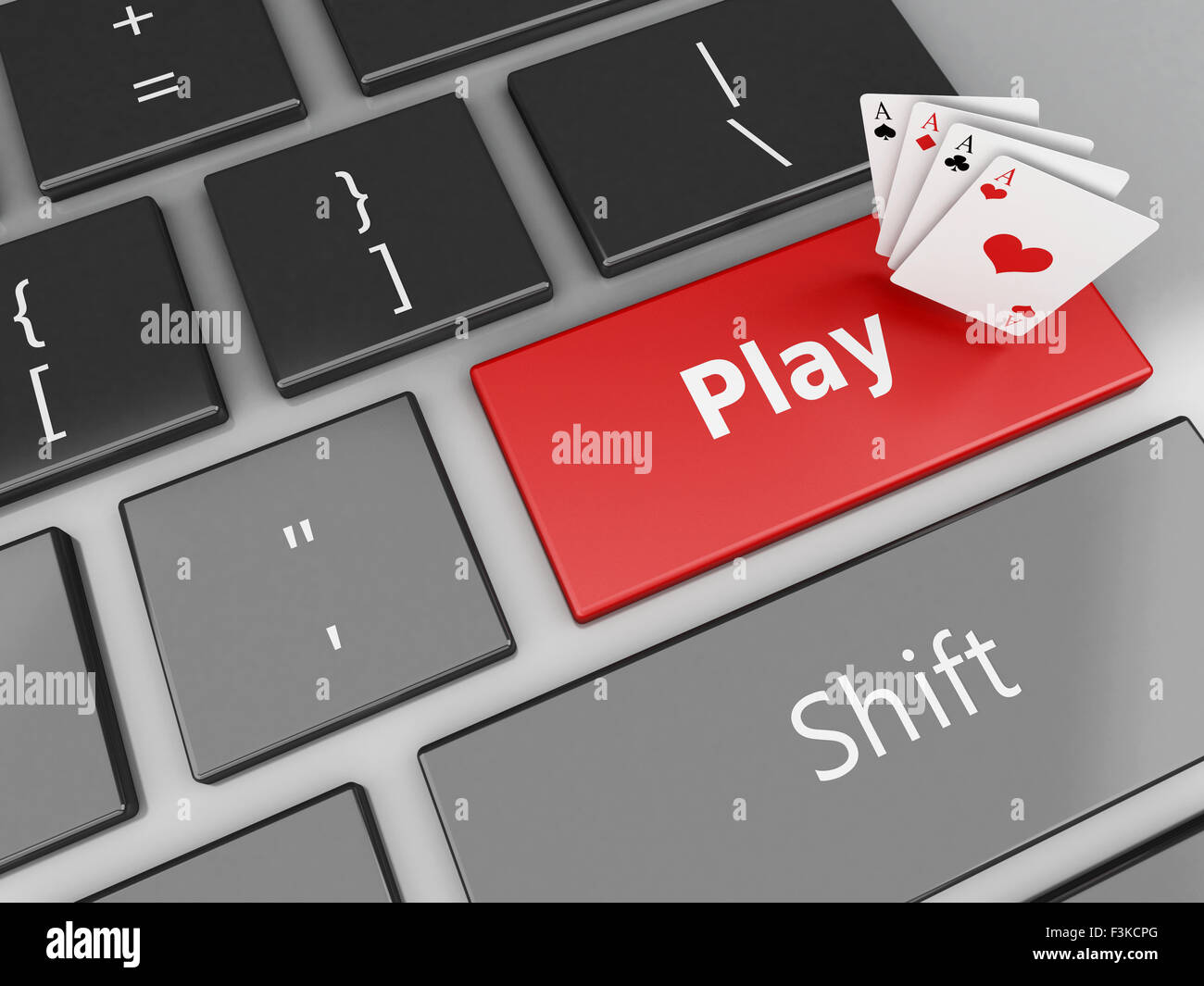Computer play poker hi-res stock photography and images - Alamy