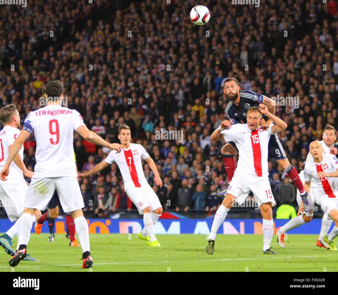 Hampden Park, Edinburgh, Scotland. 08th Oct, 2015. Euro2016 ...