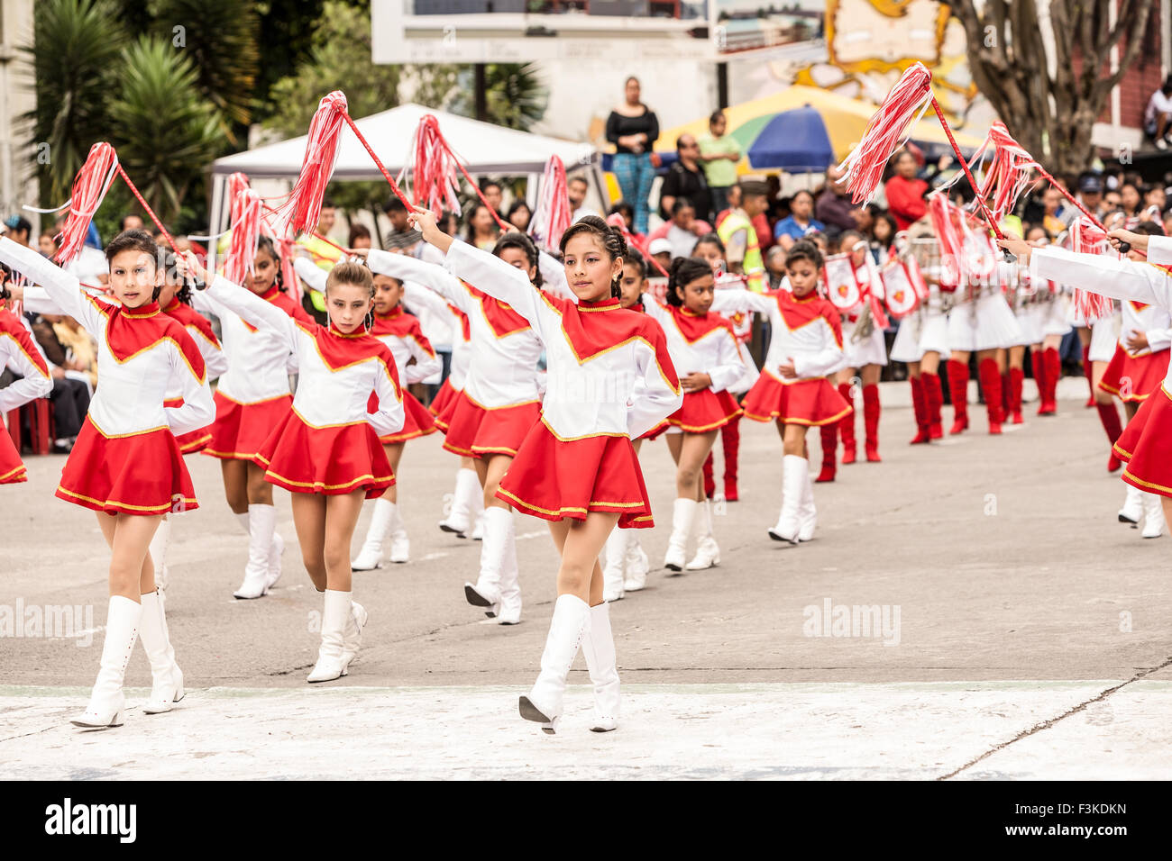 Students From All The Schools Ceremony For The Summer Break Stock Photo ...