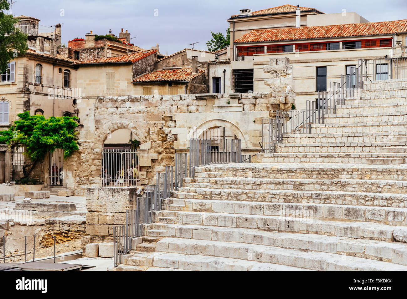 Roman amphitheatre seats arles hi-res stock photography and images - Alamy