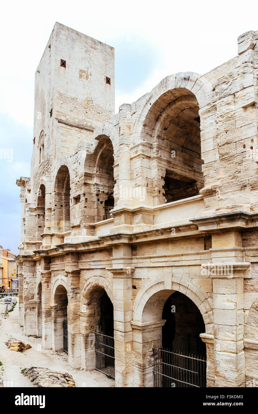 Roman Amphitheatre, Arles, France Stock Photo - Alamy