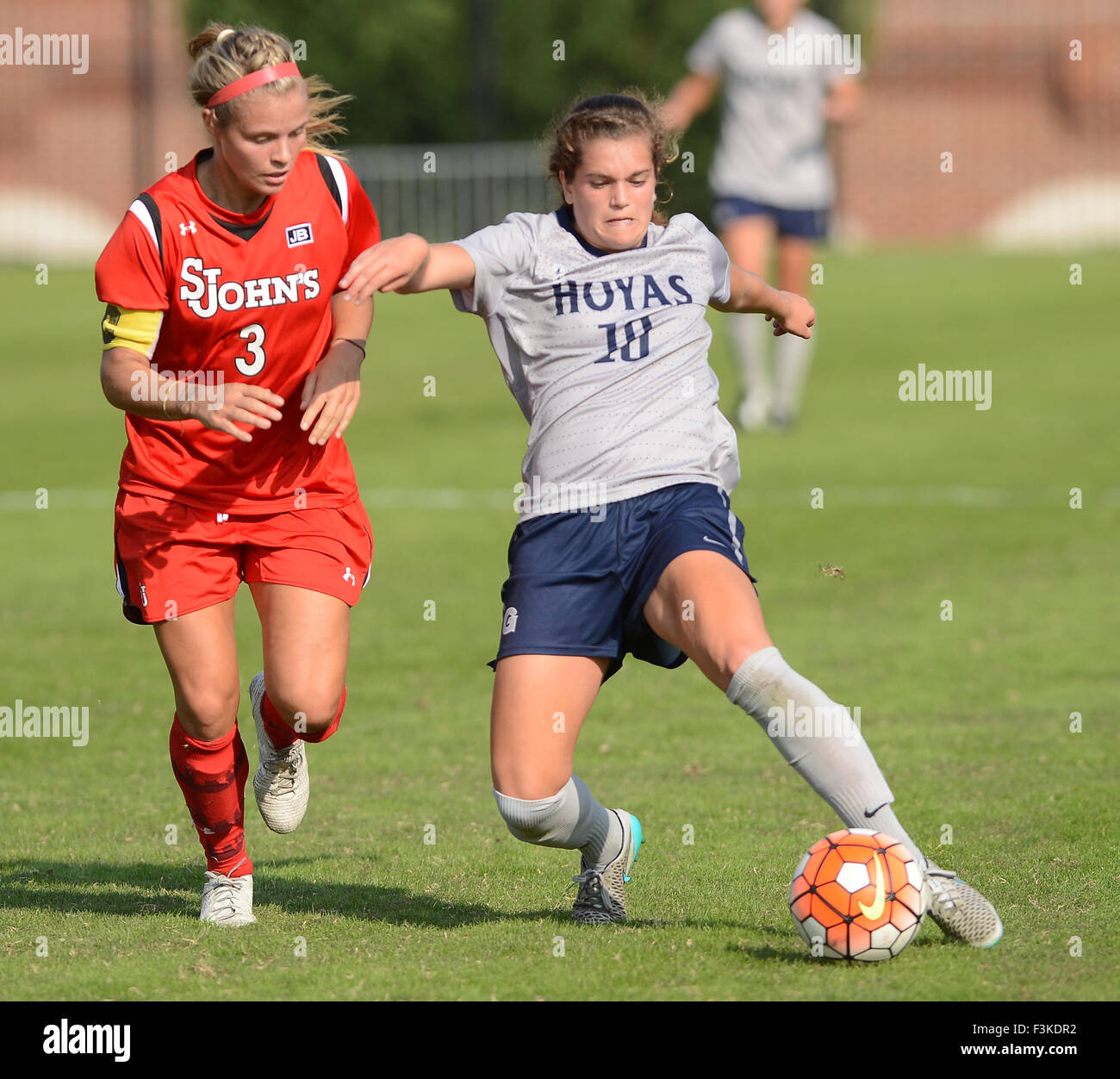 Washington, DC, USA. 8th Oct, 2015. 20151008 - Georgetown midfielder ...