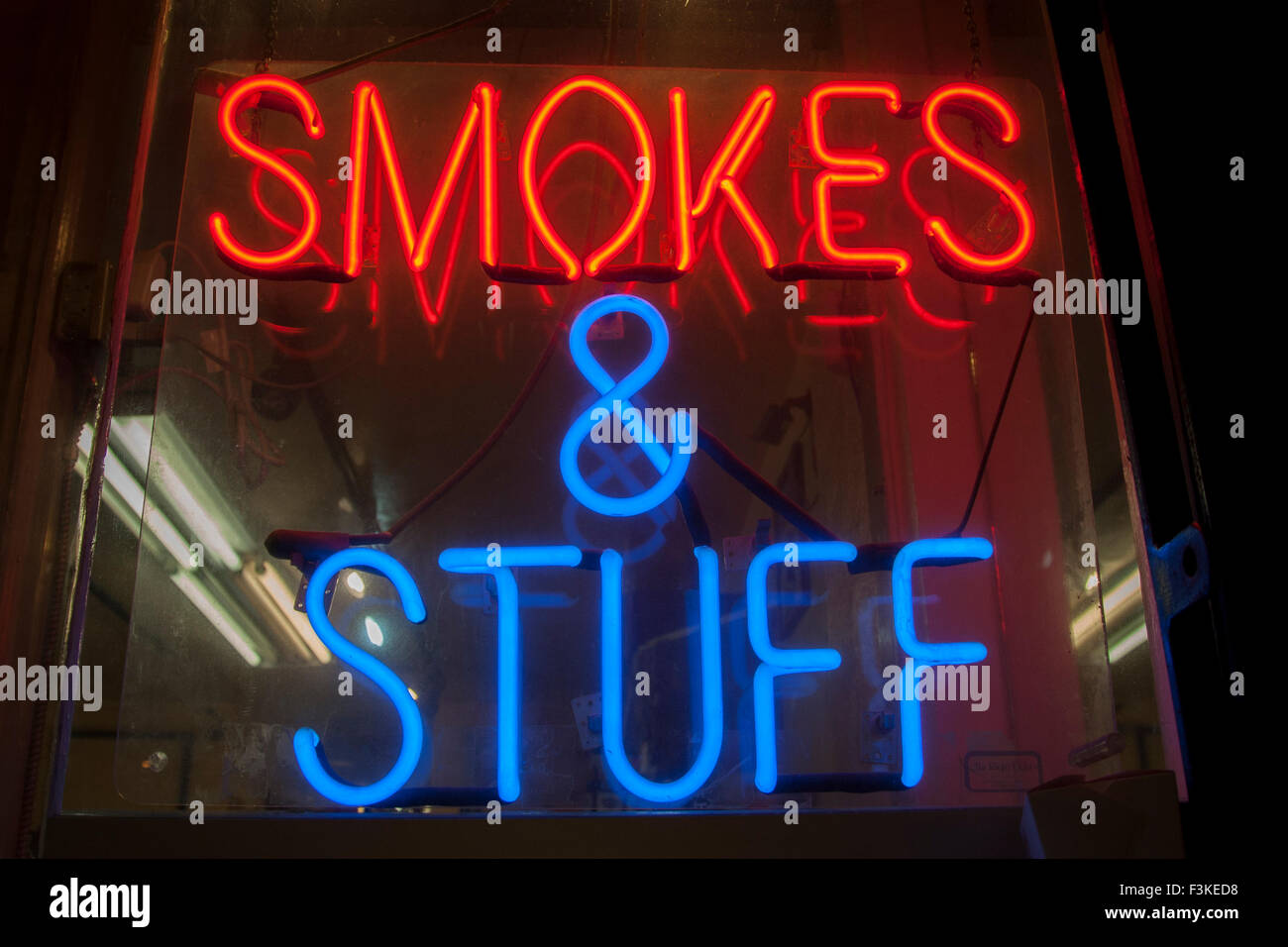 Neon Sharing Smoke