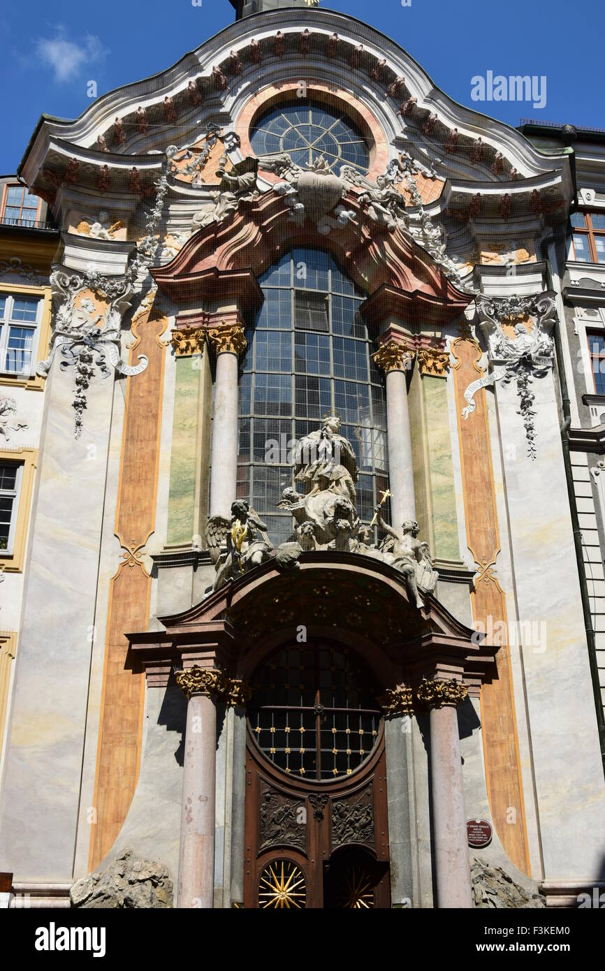 ASAMKIRCHE church in rococo style in Munich, Germany Stock Photo - Alamy