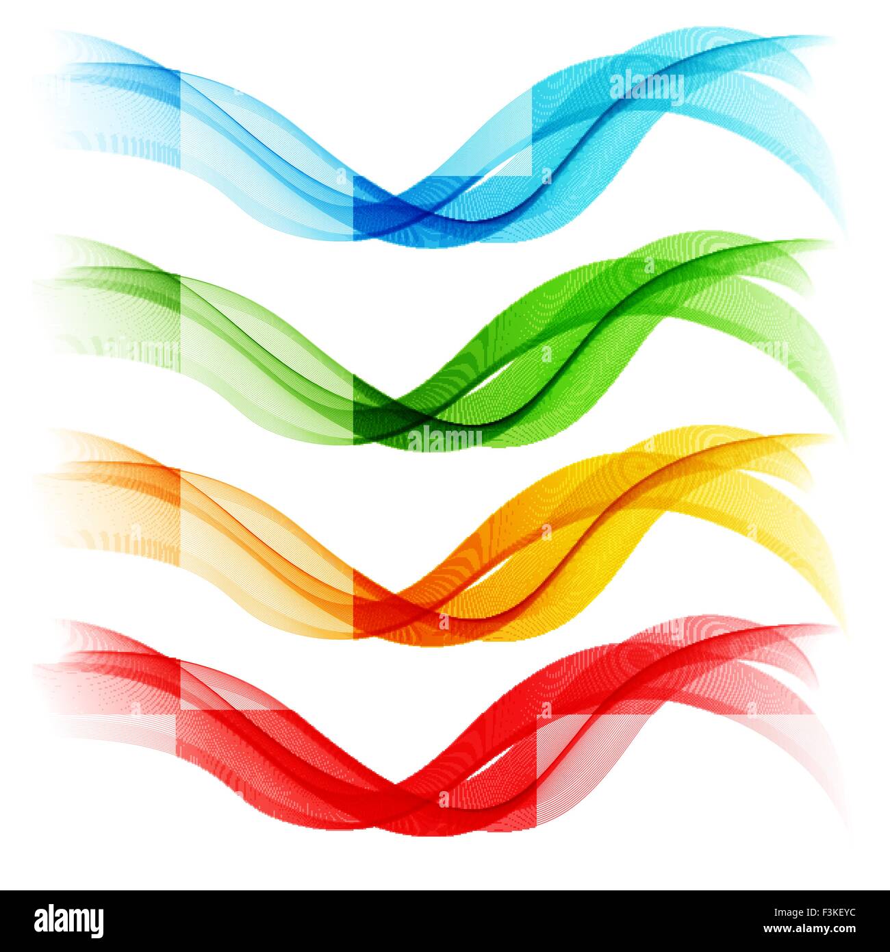 Set of abstract waves. Vector illustration Stock Vector Image & Art - Alamy