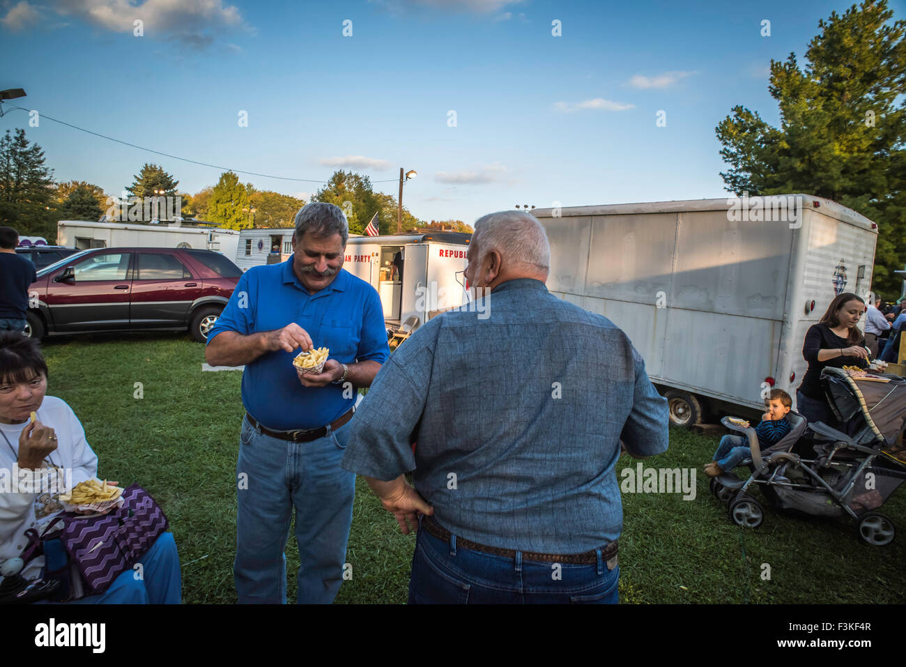 Manheim, Pennsylvania, USA. Lancaster county, last of the Fall fairs ...